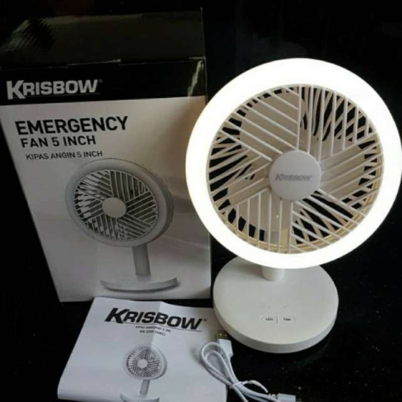 Promo Kipas Emergency Kipas Lampu Darurat 5 inch dengan Led merk ...