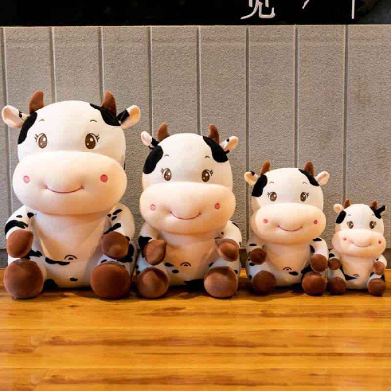 Promo Boneka Sapi Duduk Cute Cow Doll Diskon 50% Di Seller ...