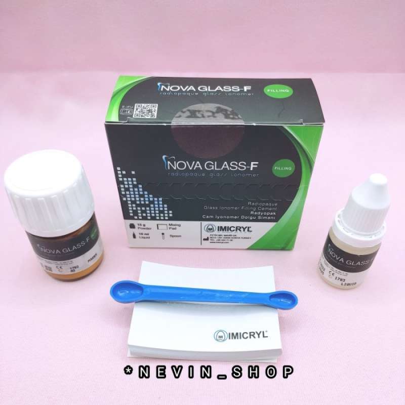 Jual Glass Ionomer Filling Cement Gic Serupa Fuji Type 9 /Nova Glass-F ...
