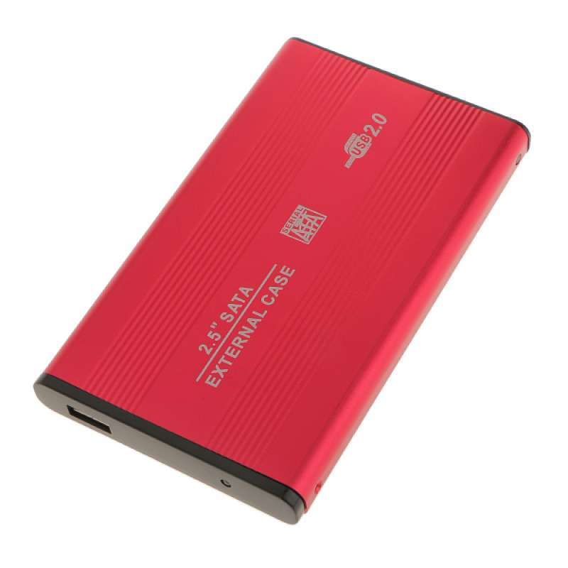 Jual Aluminium 2.5 inch USB 2.0 SATA HDD Hard Drive Disk External Case ...
