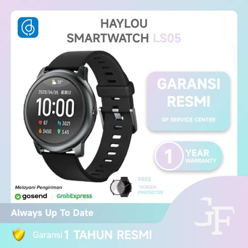 Promo Haylou Solar LS05 Smartwatch IP68 Waterproof Heart Rate ...