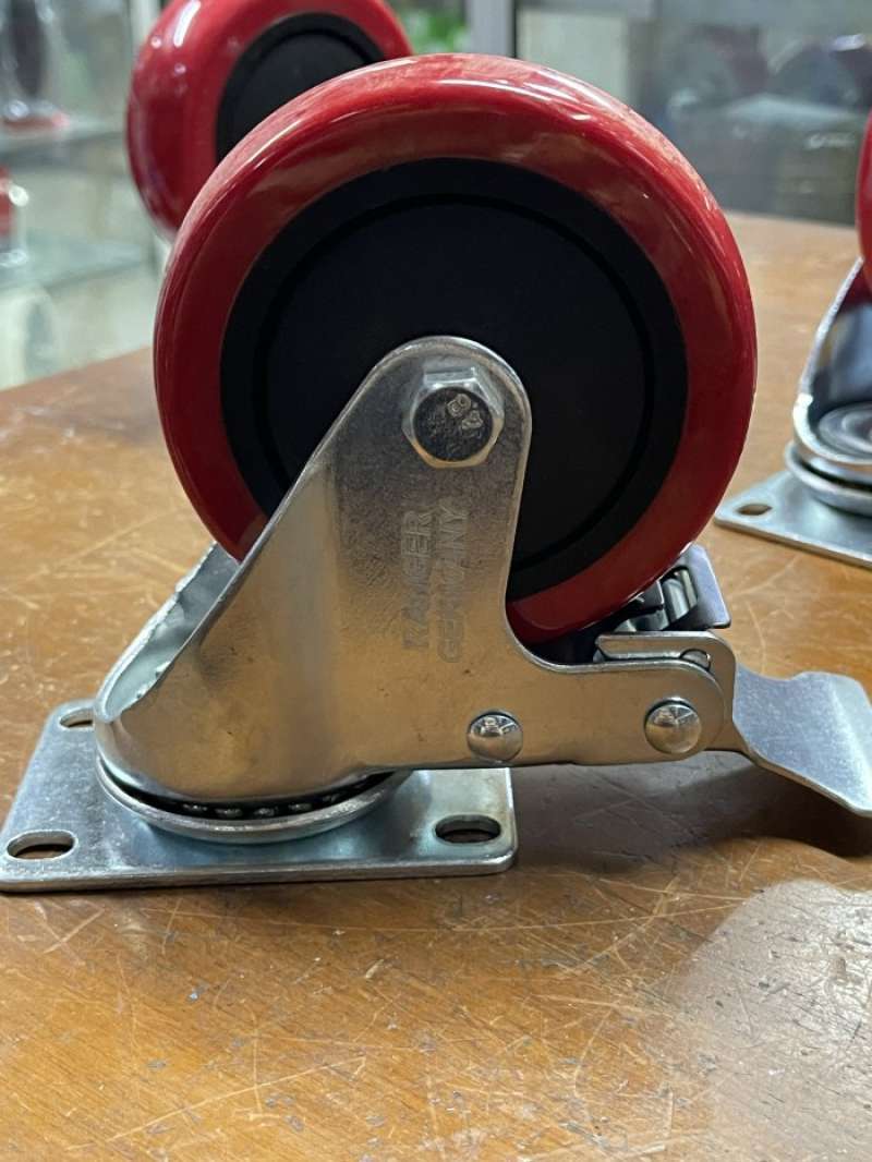 Promo Roda Troli Pu 4 Inch Ranger Germany - Rem Diskon 23% Di Seller ...