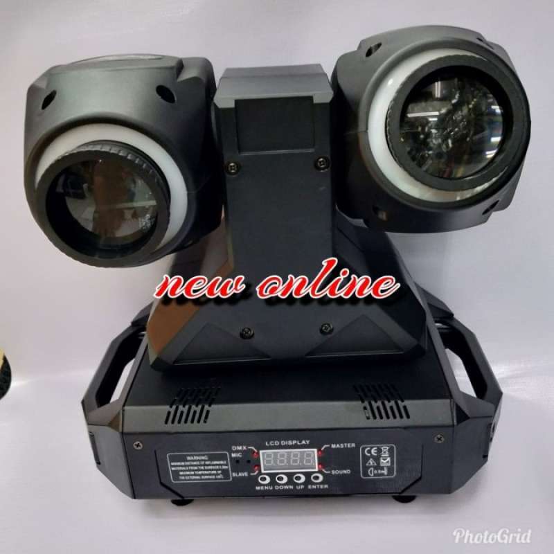 Jual lampu panggung disco dual beam moving dengan led strip di Seller ...