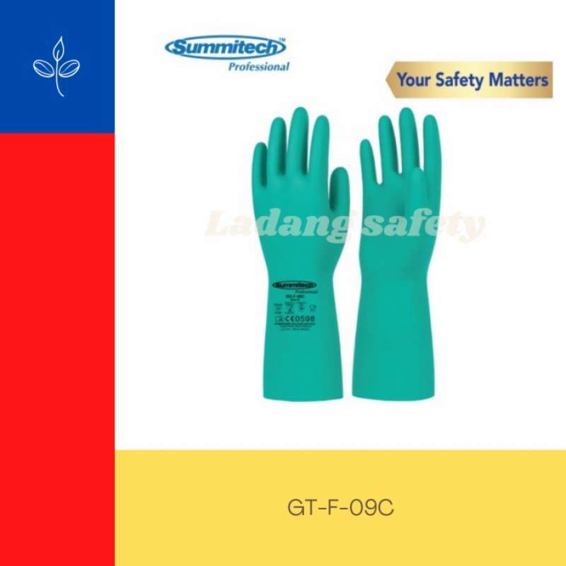 Jual Summitech Chemical Resistant Gloves Gt-f-09c Sarung Tangan Safety ...