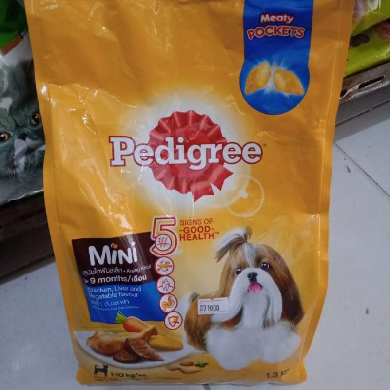 Promo Pedigree Mini 1.3 Kg Chicken Liver And Vegetables Diskon 23% di ...