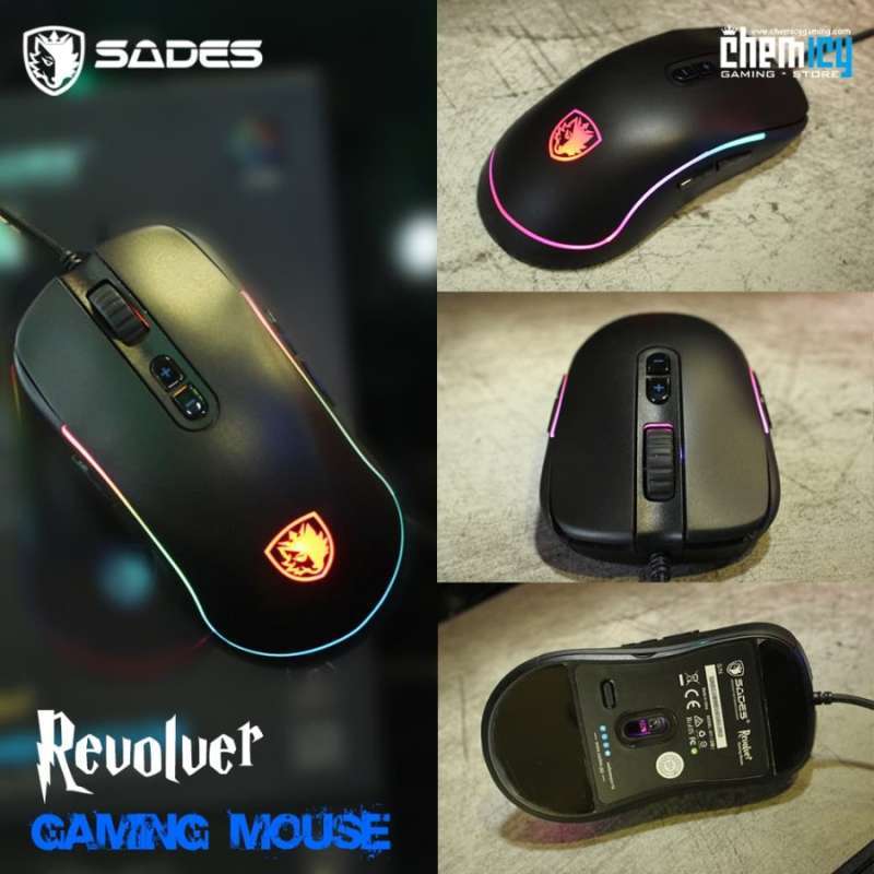 Jual Sades Revolver Rgb Gaming Mouse Di Seller Chemicy Gaming - Mangga ...