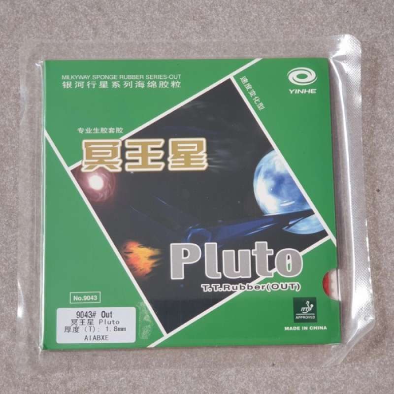Promo Yinhe Pluto Short Pips 1.8 Black Rubber Karet Ping Pong Diskon 33 ...