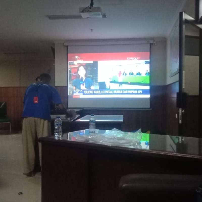 Jual Layar Proyektor Vision Screen Manual 3m X 3m Di Seller Grock Store ...