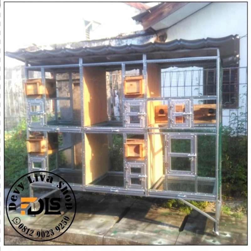 Jual Kandang Burung Love Bird 5 Kotak Ternak Lb di Seller Derna Store ...