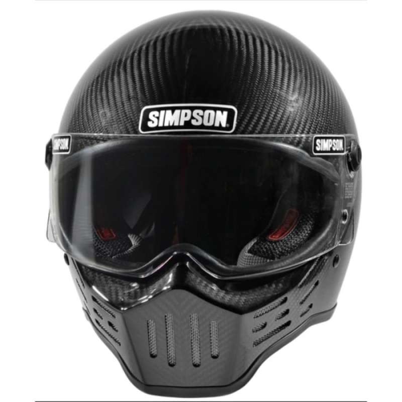 Jual SIMPSON M30 BANDIT GLOSS CARBON| HELM FULL FACE | HELM CLASSIC ...