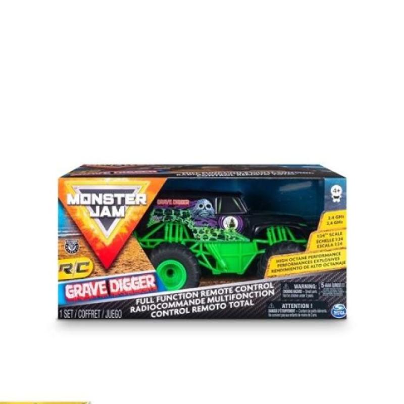 Promo Monster Jam RC GRAVE DIGGER Remote Control Monster Truck 124 ...