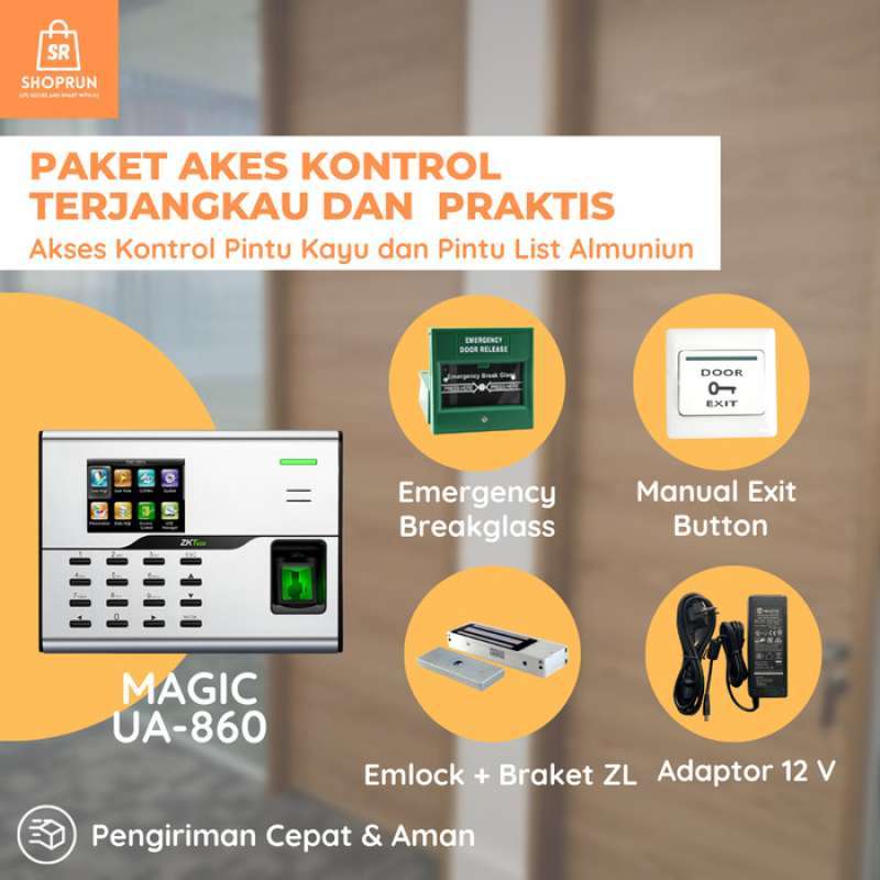 Jual Paket Akses Kontrol & Absensi Fingerprint MAGIC UA860 di Seller ...
