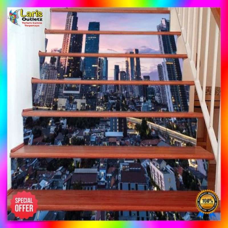 Jual Wallpaper Custom 3d Tangga Gedung Bertingkat 1 Di Seller Monero ...