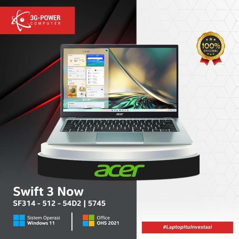 Jual Acer Swift Now Evo Original Murah - Harga Diskon Maret 2024 | Blibli