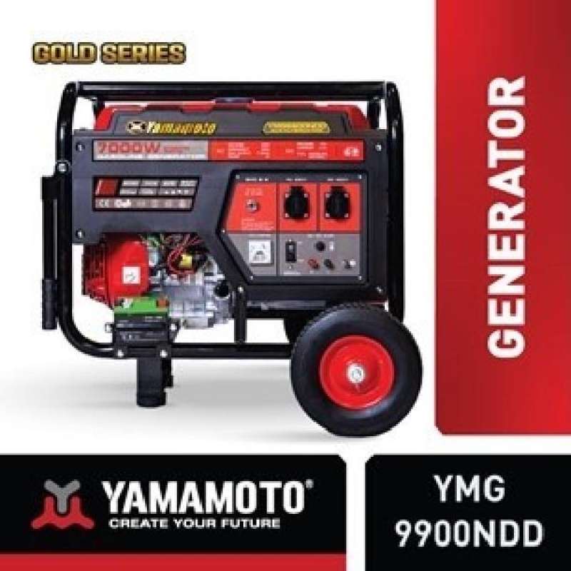 Jual Genset Bensin7000 Watt Yamamoto Gold Series Ymg 9900 Ndd Generator ...