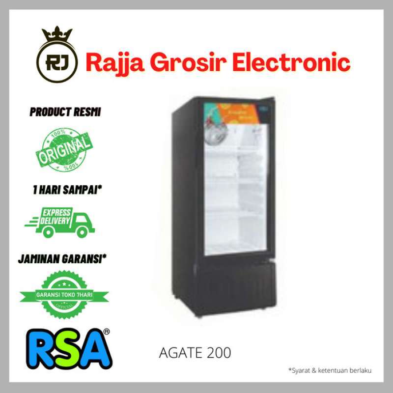 Promo Gea/Getra/Rsa Agate-200 Showcase Cooler Diskon 23% di Seller ...