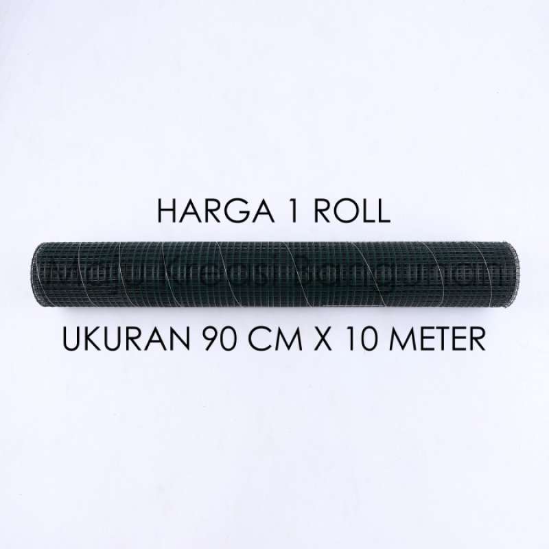 Promo Kawat Loket Pvc Hijau 1/2 Inch Mesh Ayakan Ayak Ram Kandang 1/2 ...