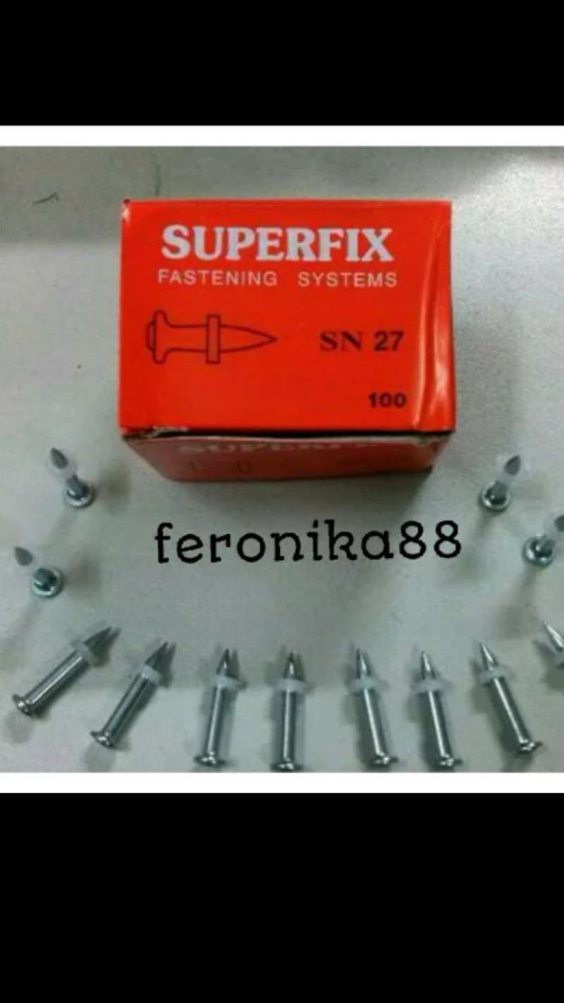 Promo Paku Ramset Tipe Hilti Merk Superfix - Multicolor Diskon 23% di Seller SENTRA ELEKTRONIC ...