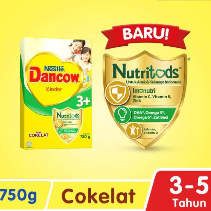 Promo Nestle Dancow 3+ Cokelat Susu Anak 3-5 Tahun Box 750G Diskon 23% di Seller Meedina Corner ...