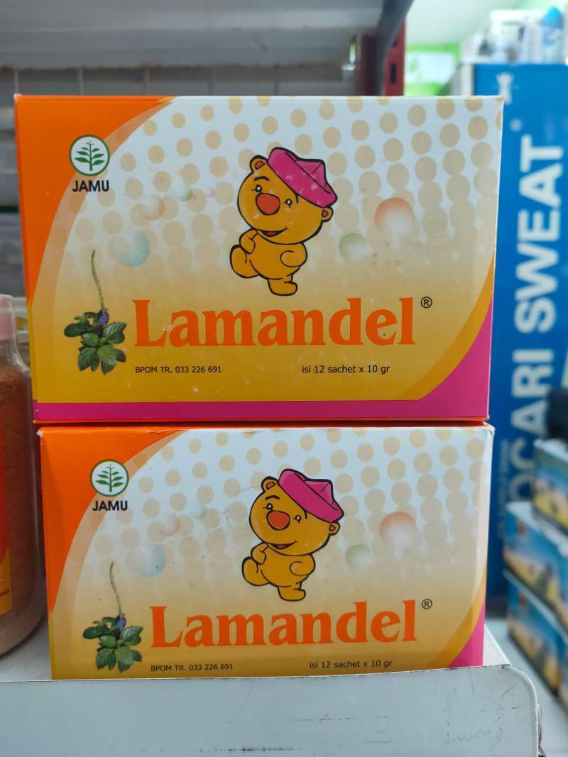 Promo LAMANDEL BOX l Obat Amandel l Radang Tenggorokan l KEMASAN Kotak ...