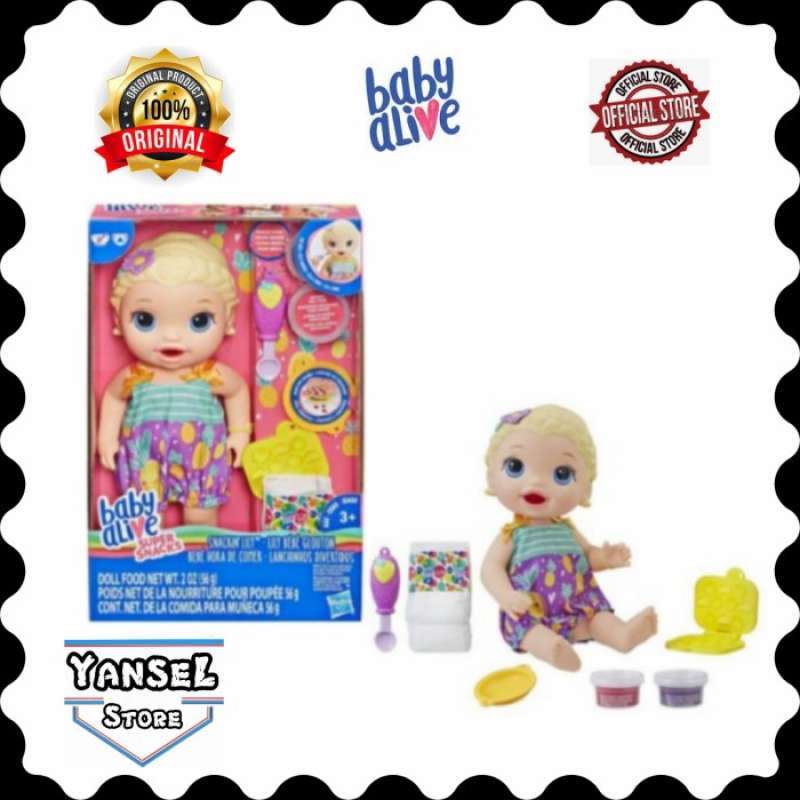 Promo Baby Alive Super Snacks Snackin' Lily New Dress Diskon 17% di Seller DENTA TOYS - Kota ...