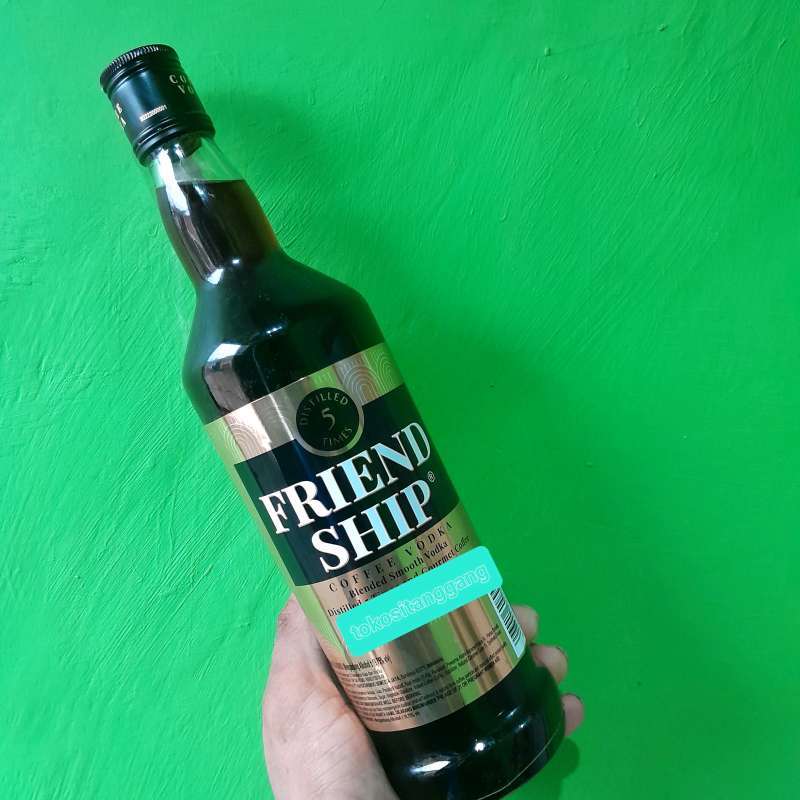 Jual Friendship Friend Ship Coffee Smooth Vodka Kopi Not Kahlua 700ml ...