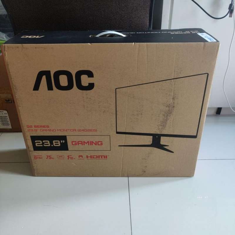 Jual Aoc 24g2e5 Gaming Monitor Ips 75hz 1ms Freesync Gsync Compatible ...