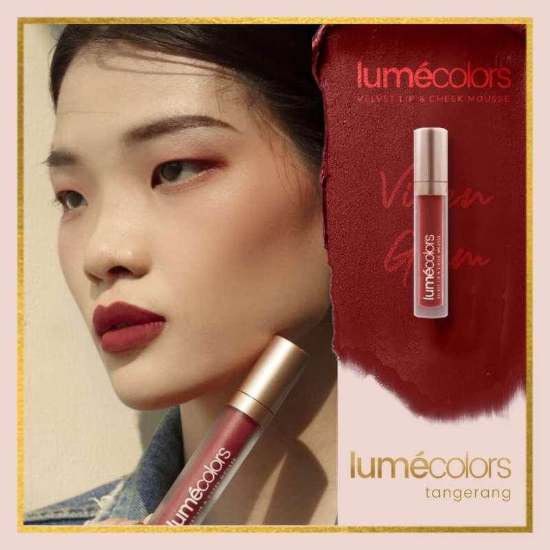 Jual Lumecolors Lip & Cheek Mousse - Vixen Glam | Lipstick Lip Cream ...