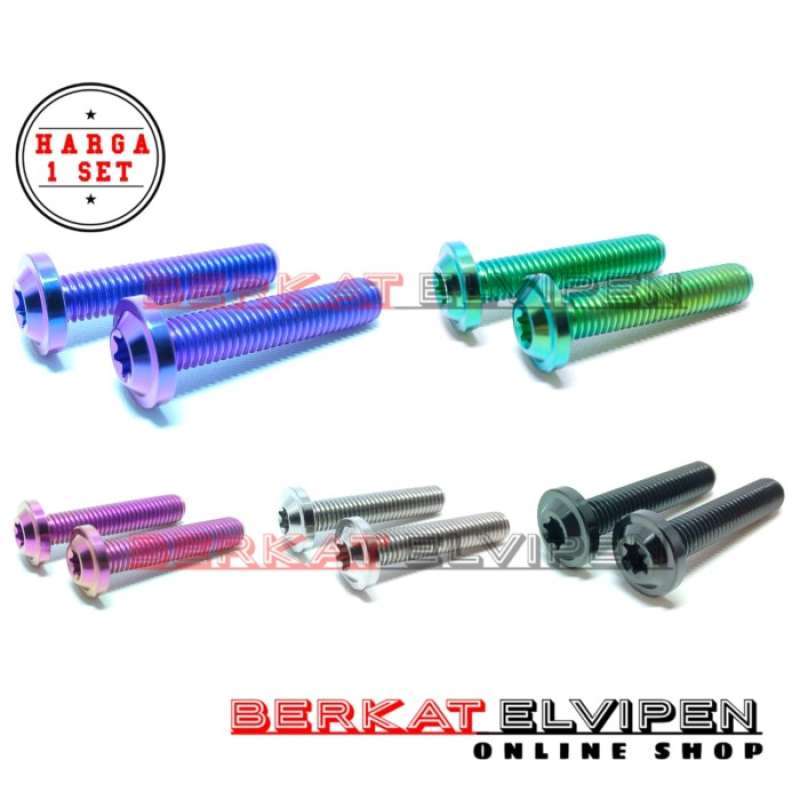 Jual BAUT TITANIUM SHOCKBREAKER BELAKANG BAGIAN BAWAH NMAX AEROX XMAX ...