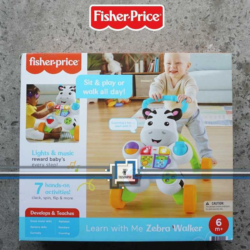 Promo Fisher Price Learn with Me Zebra Walker Lion Baby Latihan Jalan ...