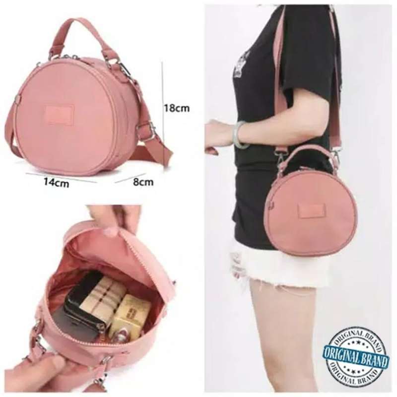 Jual Tas Selempang Wanita Remaja Fashion Model Bulat Import Original ...
