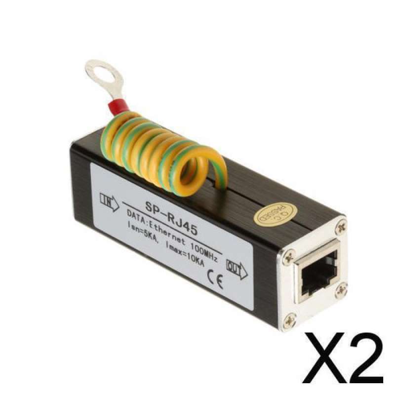 Jual Inotrix Aps45 Anti Petir Ethernet Lan Surge Protector Arrester W ...
