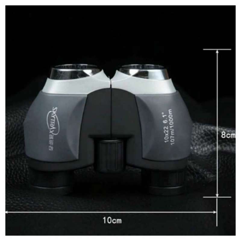 Jual Skytrax 10x22 Mini Folding Binoculars Range 1000meter - Teropong ...