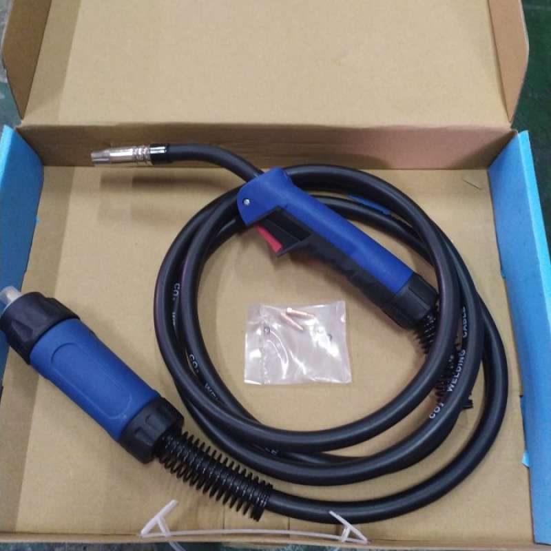 Promo Stang Las Mig Gun CO MB 15 Panjang 4 Meter Blackbull Diskon 33% ...