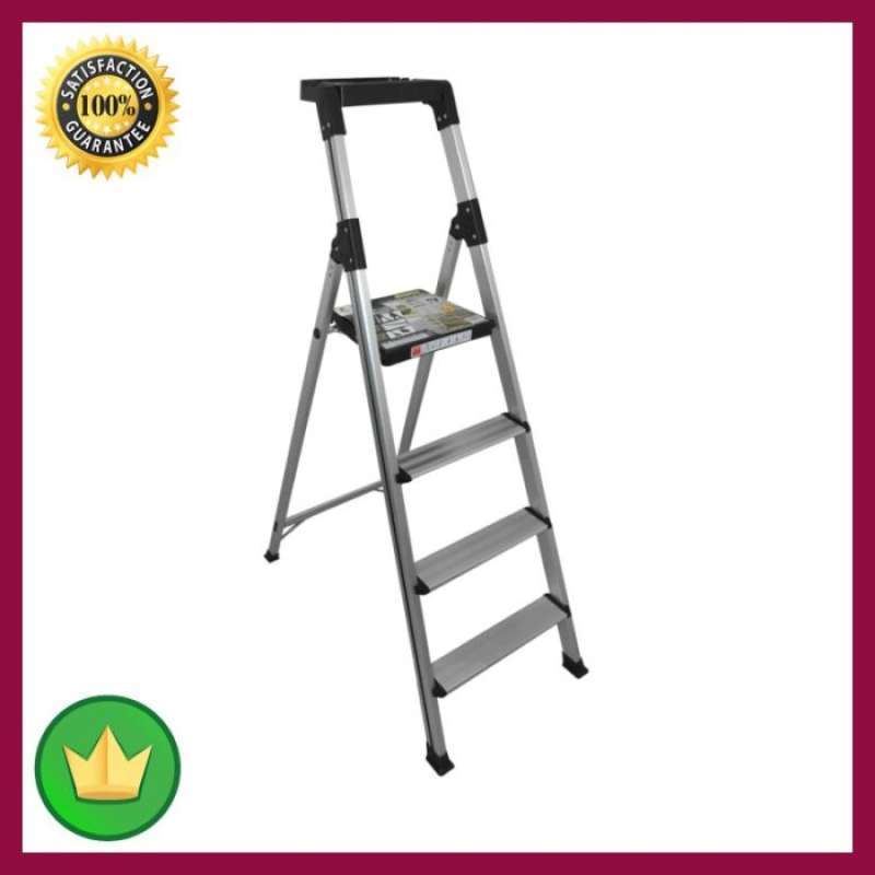 Promo Tangga Aluminium Dengan Handle 4 Step Diskon 23% di Seller Moskov ...
