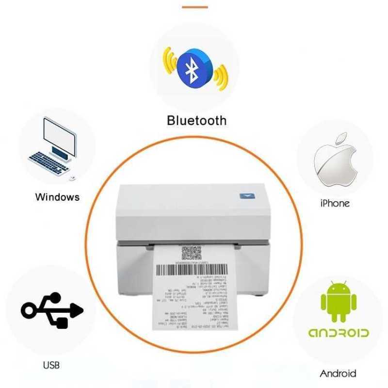 Promo GOOJPRT Printer Thermal Bluetooth Stiker Label Printer POS USB 80 ...
