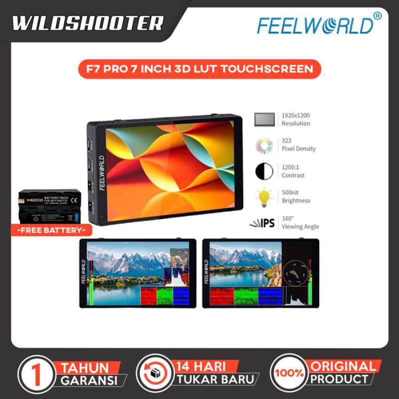 Jual Feelworld F7 Pro 7 Inch Touch Screen 3d 4k Hdmi Camera Field ...