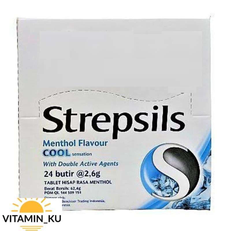 Jual Strepsils COOL Sachet 2,5gr - Box isi 24 Pcs di Seller VITAMIN_KU ...