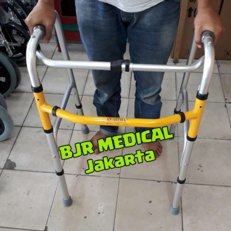 Promo Walker Shima Tongkat Kaki 4 bentuk Jemuran Belajar Berdiri dan ...
