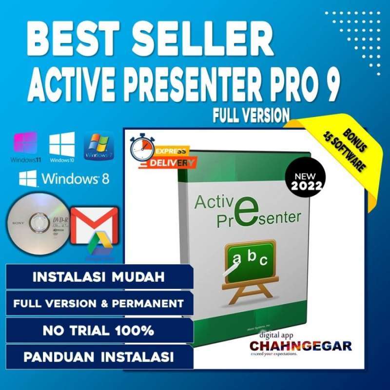 Jual ActivePresenter Professional 9 Full Version Software Design ...