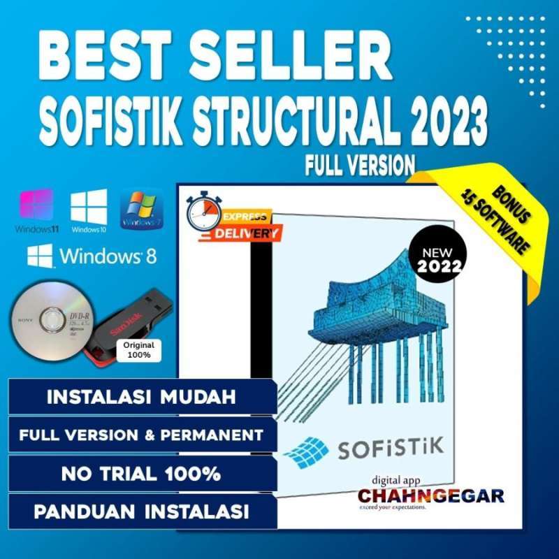 Jual Software Sofistik Structural Desktop 2023 Full Version Design 3D ...