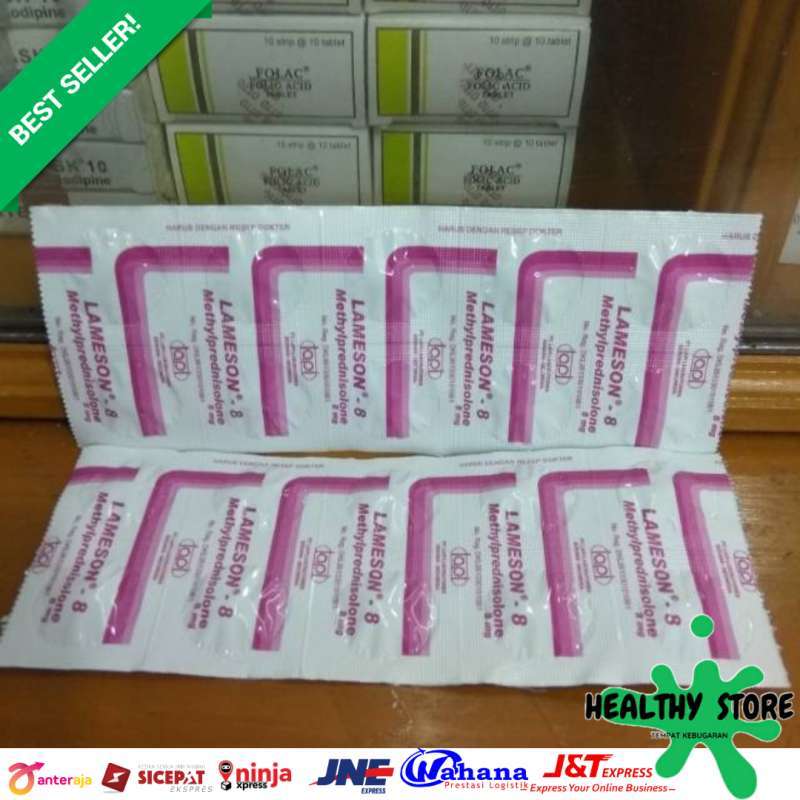 Promo Lameson-8 Mg Methyprednisolone 8 Mg Per Strip ORIGINAL Diskon 30% ...