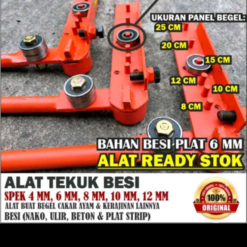 Jual (terbaru) Alat Tekuk Besi Penekuk Besi Behel Cakar Ayam Spek 4 ...
