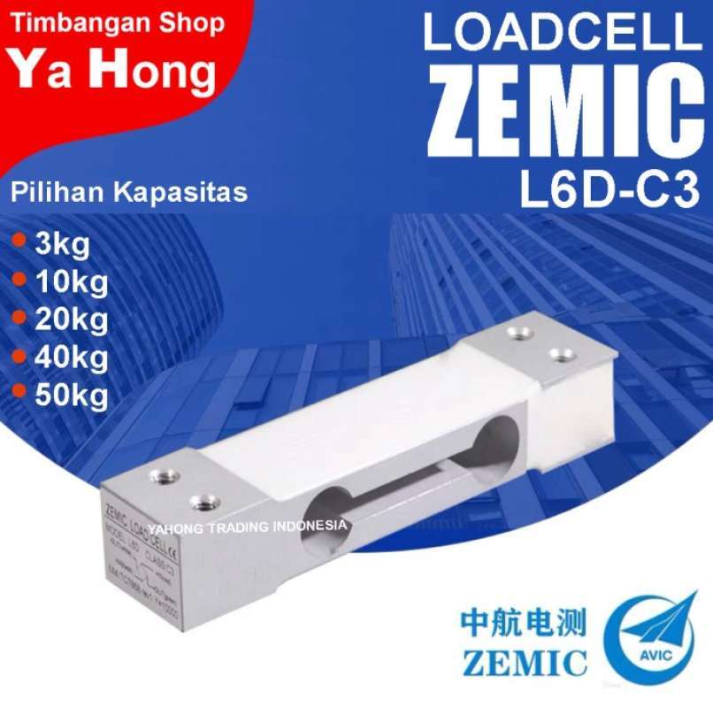 Promo LOADCELL ZEMIC L6D C3 LOAD CELL SENSOR TIMBANGAN DIGITAL Diskon ...
