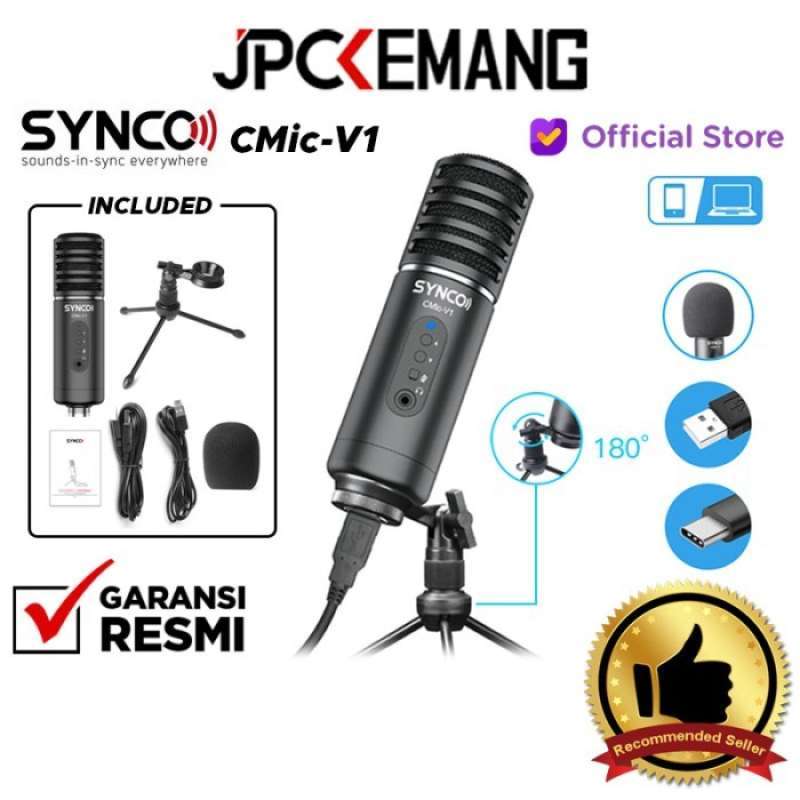 Promo Limited Synco Cmic V1 Cast Usb Condenser Microphone Synco Mic Garansi Resmi Baru Diskon 18 ...