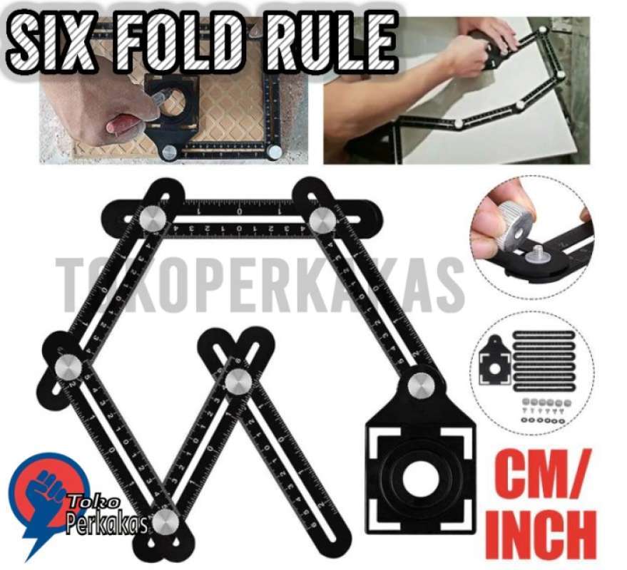 Promo PENGGARIS SIKU LIPAT 6 SUDUT PENGGARIS SUDUT PEMOTONGAN KRAMIK ...