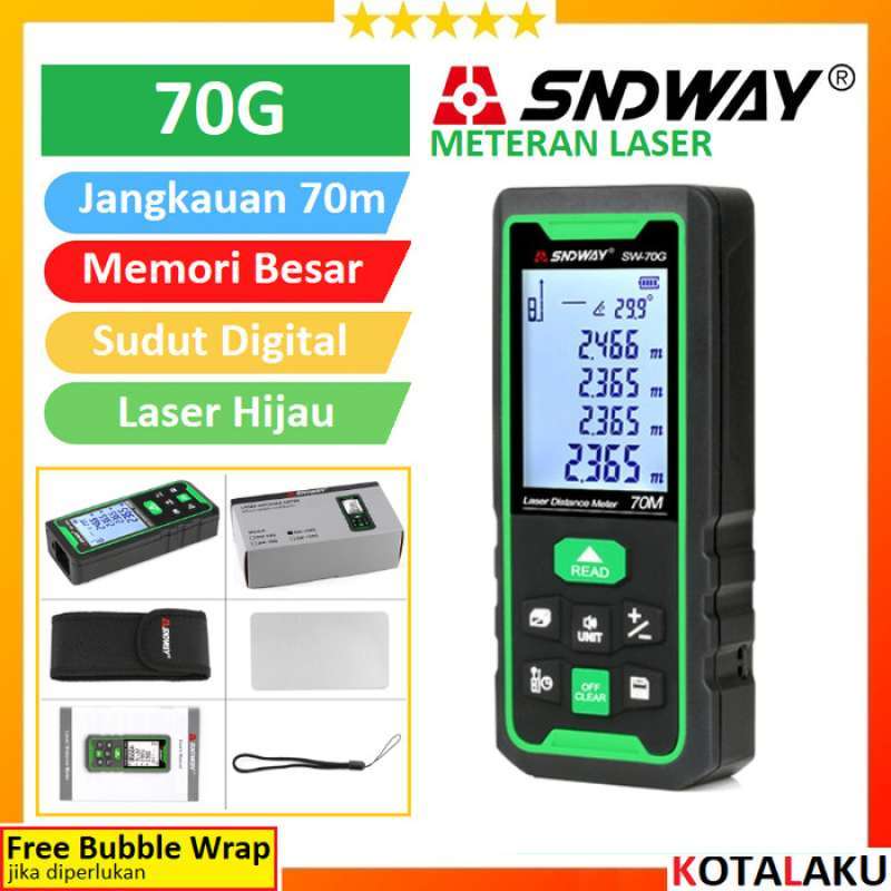 Jual SNDWAY SW 50G 70G 100G METERAN LASER METER DIGITAL RANGEFINDER di ...
