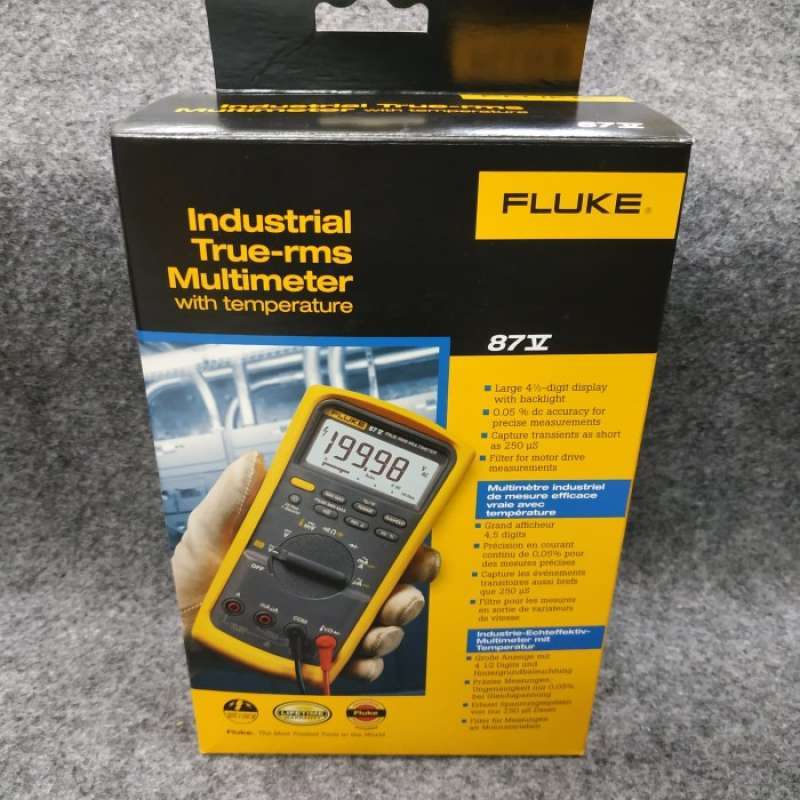 Jual Industrial True Rms Multimeter With Temperature Fluke 87V di Seller Esmee Shop - Wanasari ...