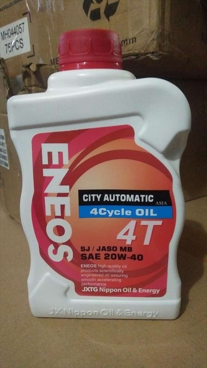 Promo Oli Mesin Motor Eneos City Matic 4T 20W-40 Sj Jaso Mb 1 Liter Diskon 17% di Seller Fortize ...