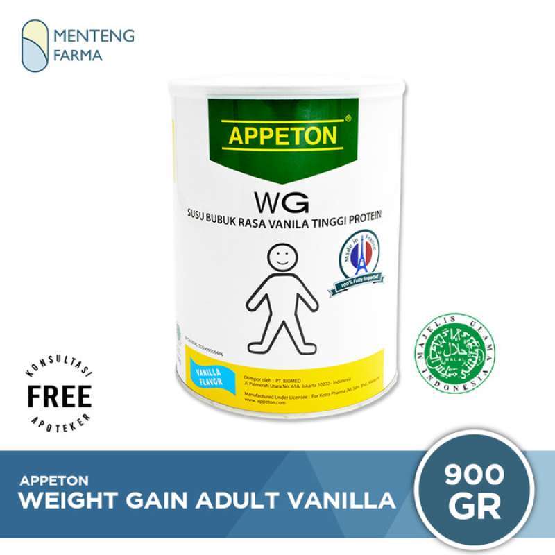 Jual Appeton Weight Gain Adult Vanilla 900 Gr - Susu Penambah Berat ...